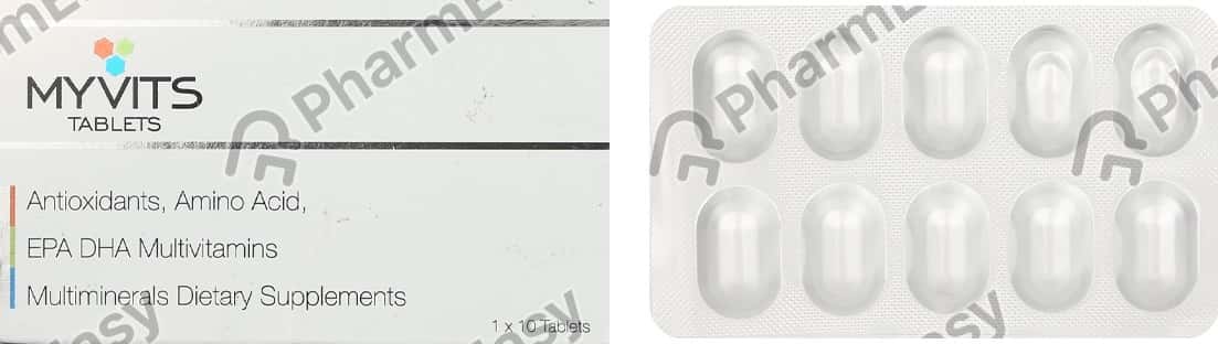 Myvits Strip Of 10 Tablets: Uses, Side Effects, Price & Dosage | PharmEasy