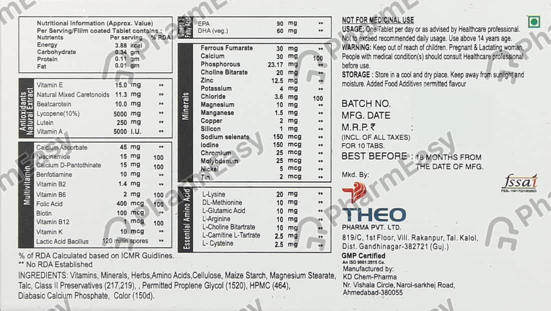 Myvits Strip Of 10 Tablets: Uses, Side Effects, Price & Dosage | PharmEasy