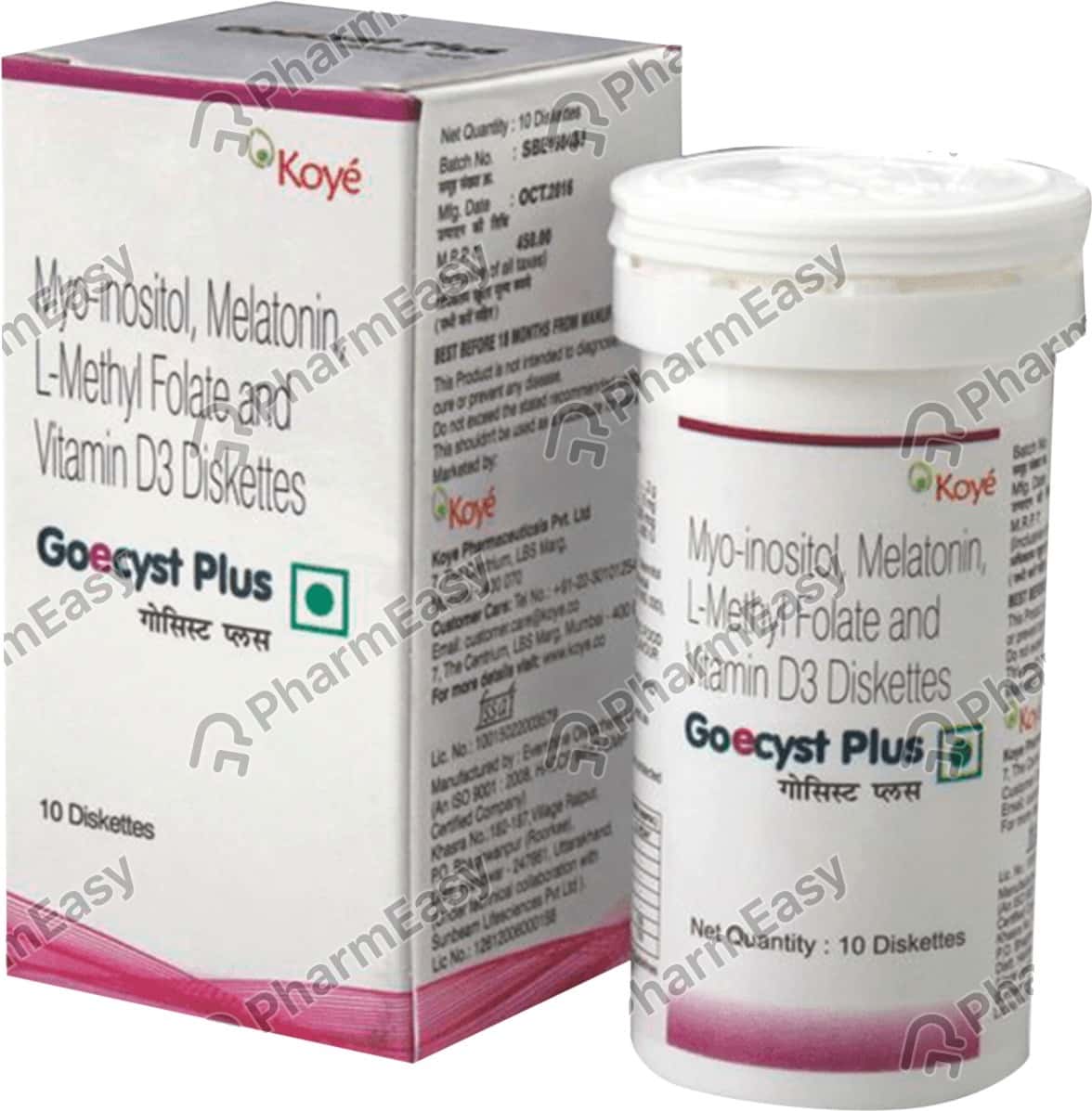Buy Goecyst Plus Diskettes 10'S Online at Flat 15% OFF | PharmEasy