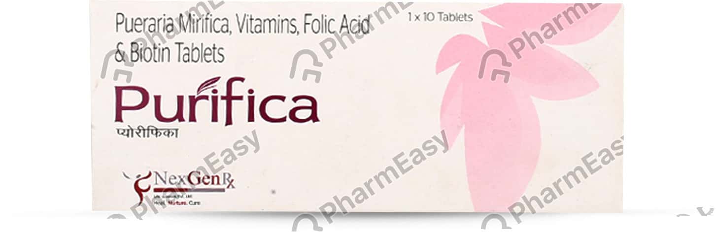 Buy Purifica Strip Of 10 Tablets Online at Flat 15% OFF | PharmEasy