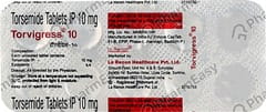Torvigress 10 MG Tablet (10): Uses, Side Effects, Price & Dosage ...