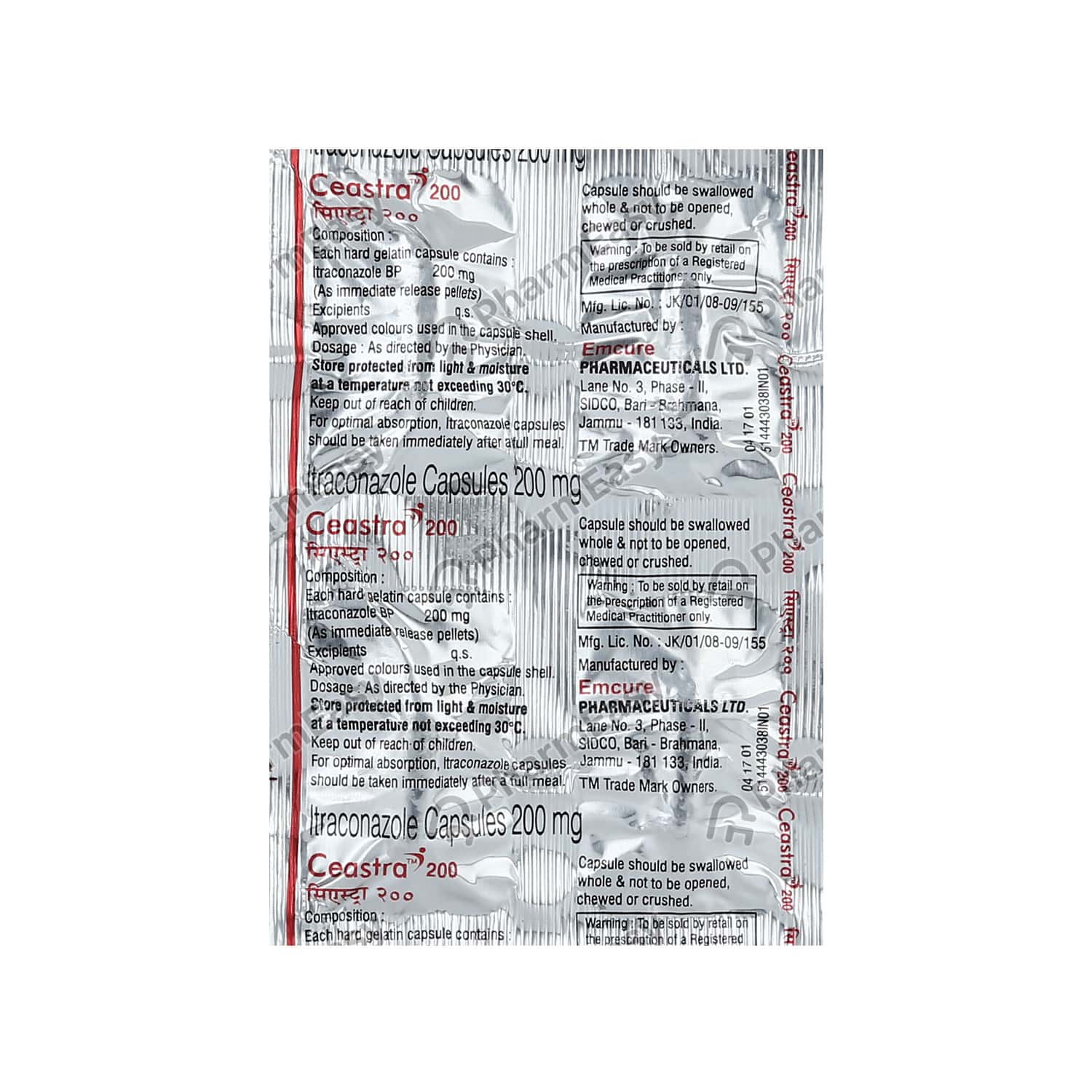 Ceastra 200 MG Capsule (4): Uses, Side Effects, Price & Dosage | PharmEasy