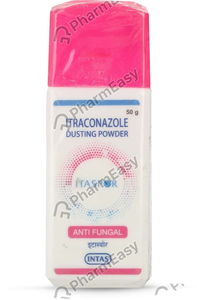 Itaspor 2 % Dusting Powder (50): Uses, Side Effects, Price & Dosage ...