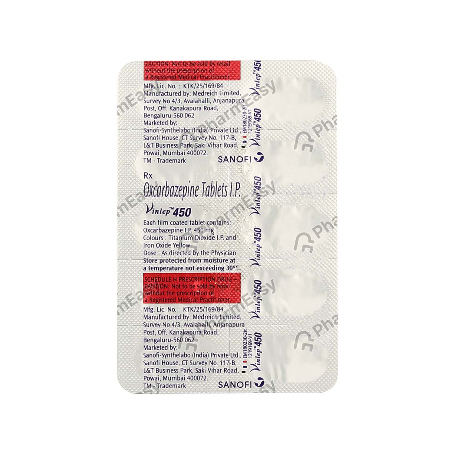 Buy Vinlep 450 MG Tablet (10) Online at Flat 18% OFF* | PharmEasy