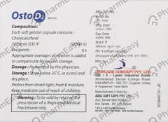 Osto D3 60000 IU Capsule (4): Uses, Side Effects, Price & Dosage ...