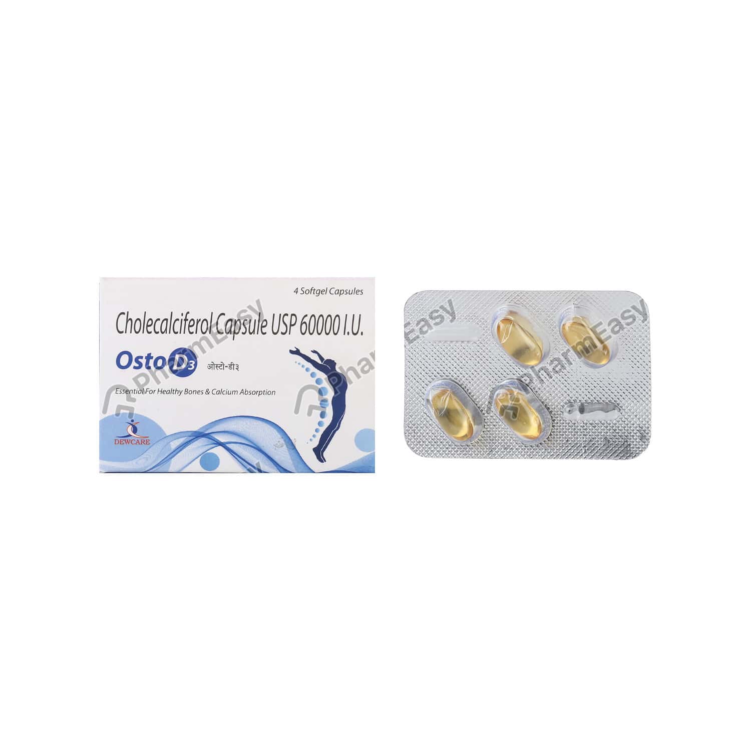 Osto D3 60000 IU Capsule (4): Uses, Side Effects, Price, Dosage ...