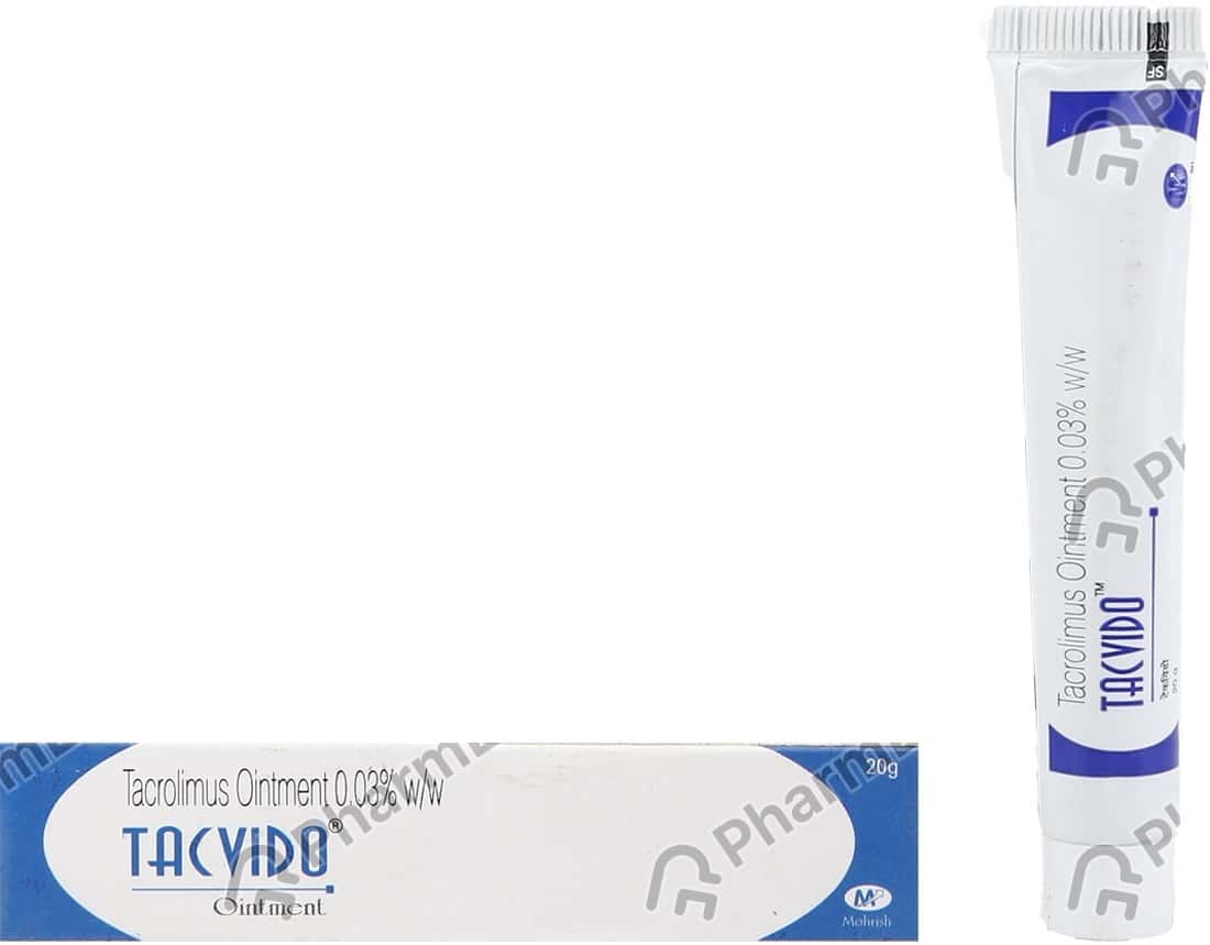 Tacvido 0.3 MG Ointment (20): Uses, Side Effects, Price & Dosage ...