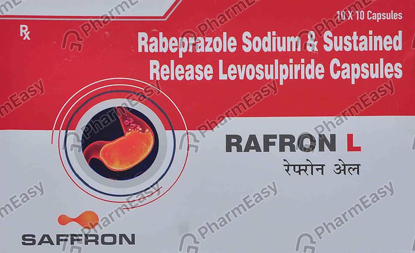 Rafron L Strip Of 10 Capsules: Uses, Side Effects, Price & Dosage ...