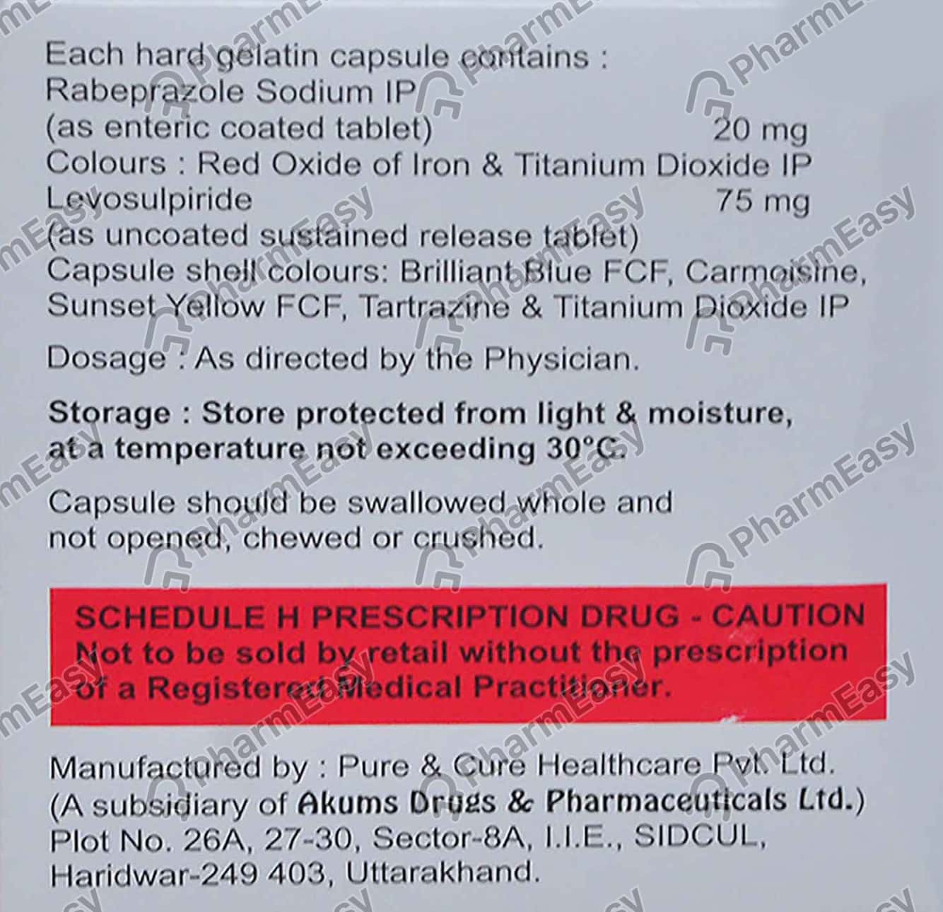 Rafron L Strip Of 10 Capsules: Uses, Side Effects, Price & Dosage ...