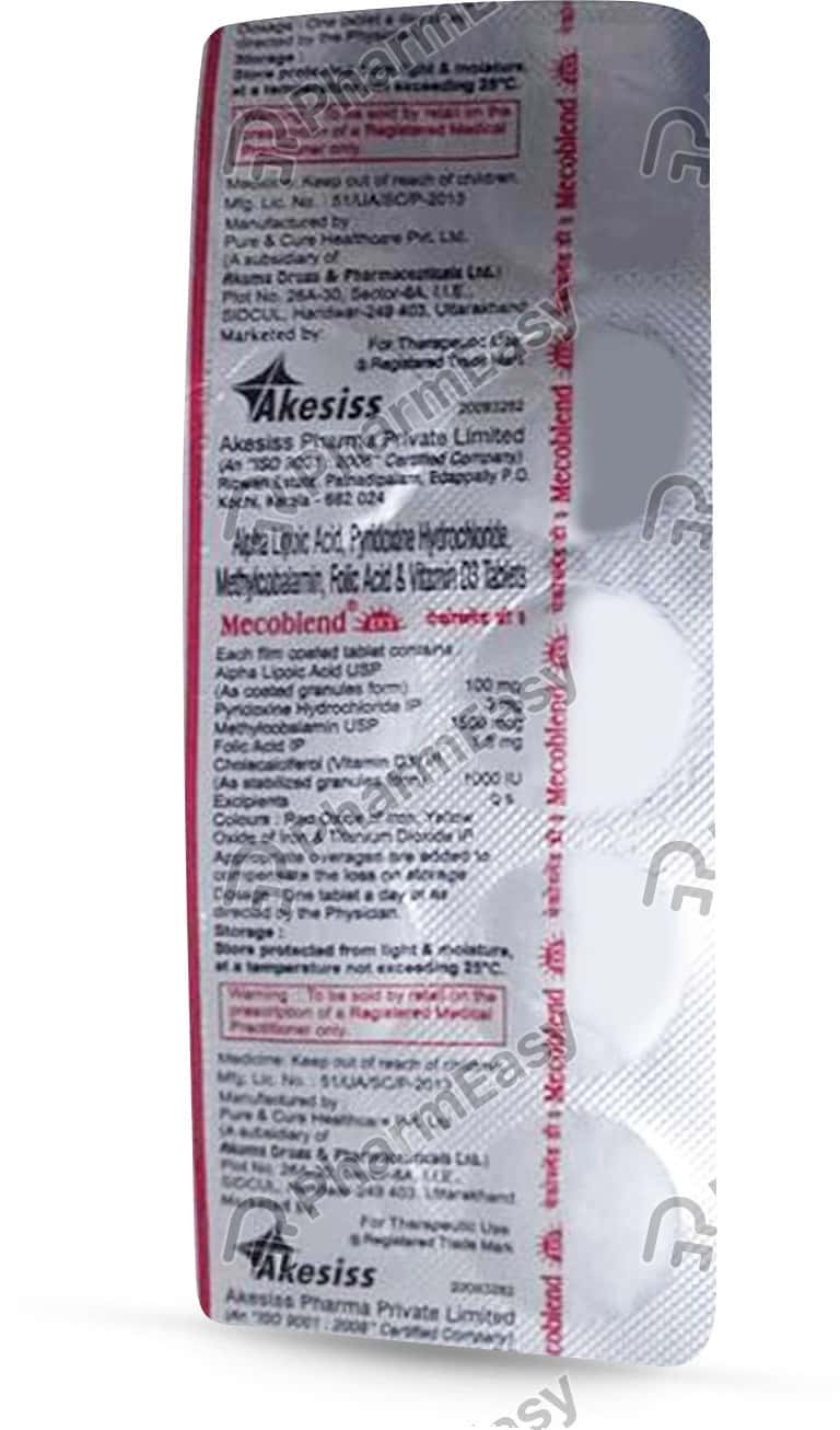 Mecoblend D3 Tablet: Uses, Side-effects, Price, Dosage & More Info ...