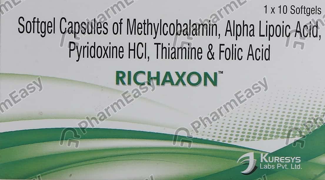 Buy Richaxon Strip Of 10 Capsules Online at Flat 15% OFF | PharmEasy