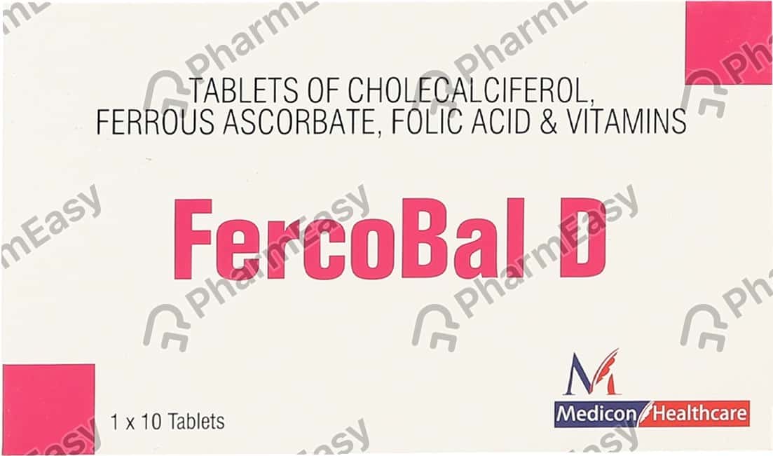 Buy Fercobal D Strip Of 10 Tablets Online at Flat 15% OFF | PharmEasy