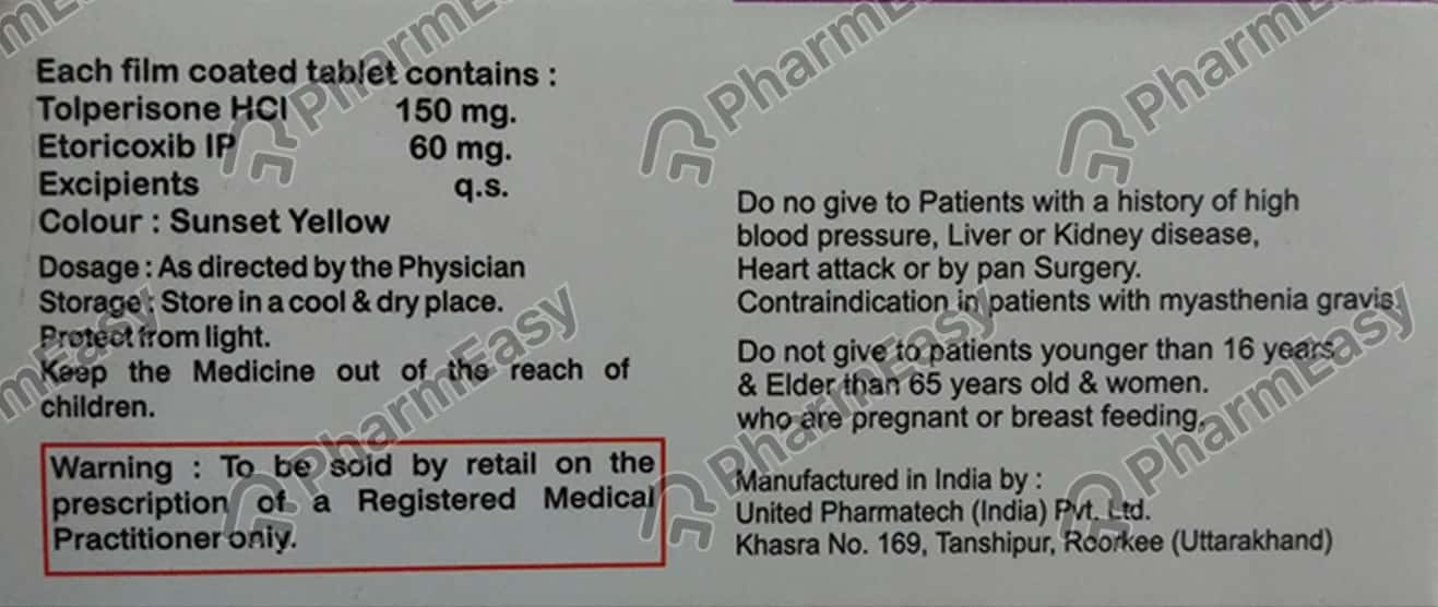 Etotol 150 MG Tablet (10): Uses, Side Effects, Price & Dosage | PharmEasy