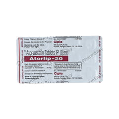 Atorlip 20 MG Tablet (15) - Uses, Side Effects, Dosage, Composition ...