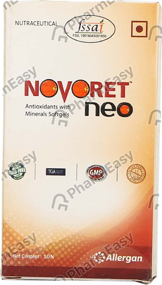 Novoret Neo Strip Of 10 Softgel Capsules: Uses, Side Effects, Price ...