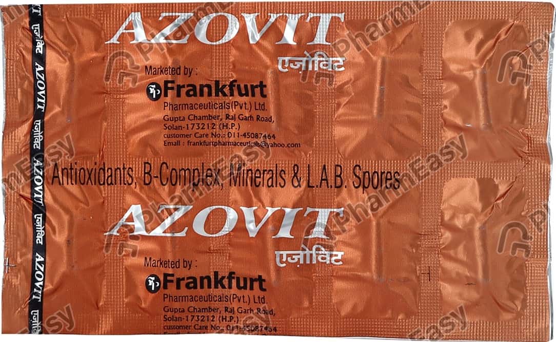 Buy Azovit Capsule (10) Online at Flat 15% OFF | PharmEasy