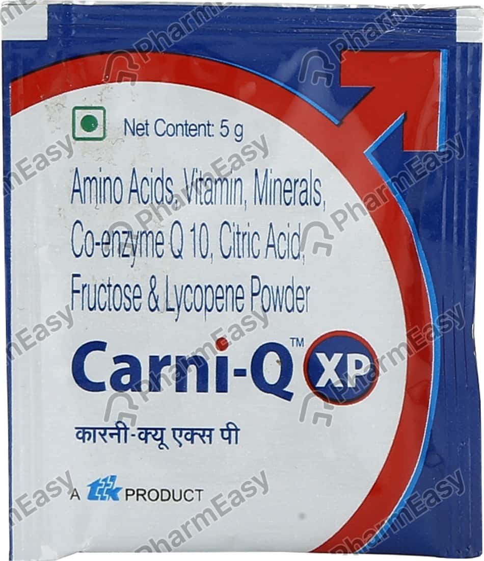 Buy Carni Q Xp Sachet Of 5gm Oral Powder Online at Flat 15% OFF | PharmEasy
