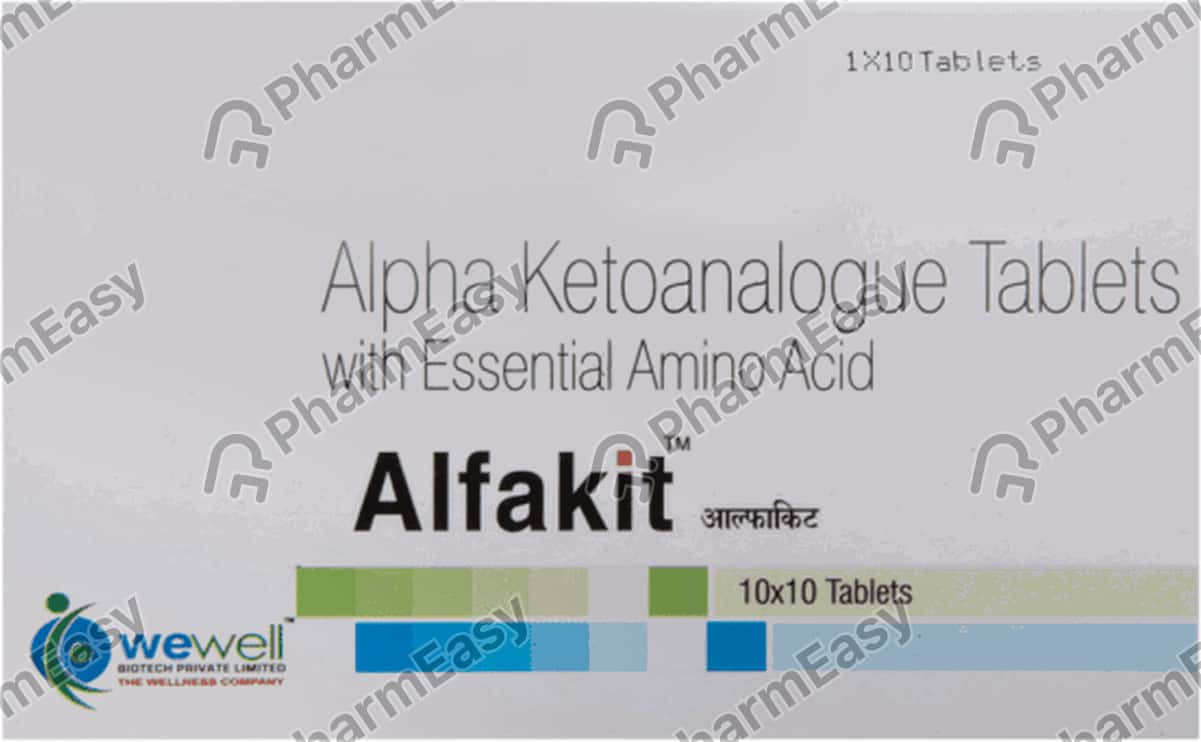 Alfakit Strip Of 10 Tablets: Uses, Side Effects, Price & Dosage | PharmEasy