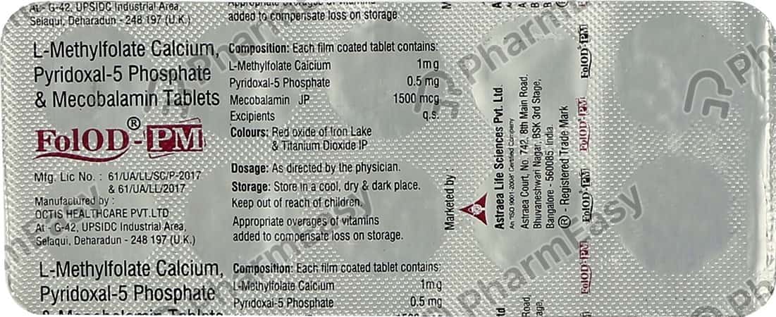 Folod Pm Strip Of 10 Tablets: Uses, Side Effects, Price & Dosage ...