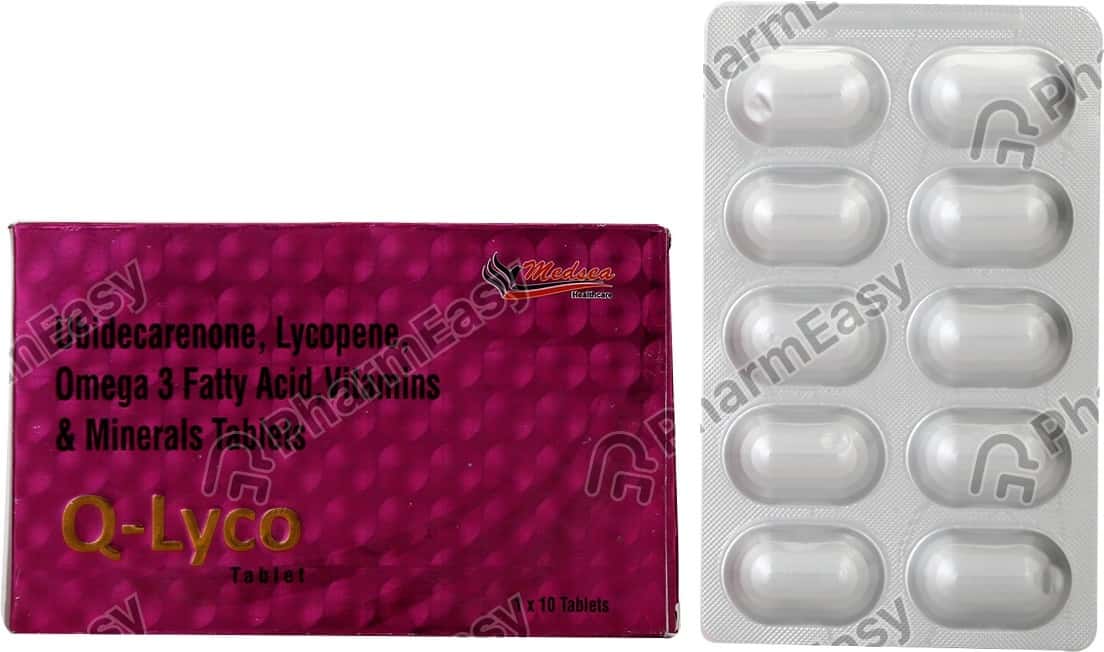 Buy Q Lyco Strip Of 10 Capsules Online at Flat 15% OFF | PharmEasy