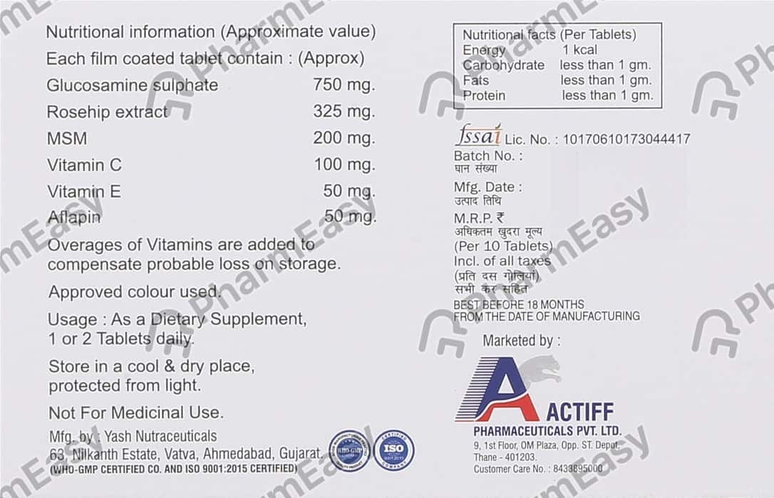 Buy Synoflex Strip Of 10 Tablets Online at Flat 15% OFF | PharmEasy