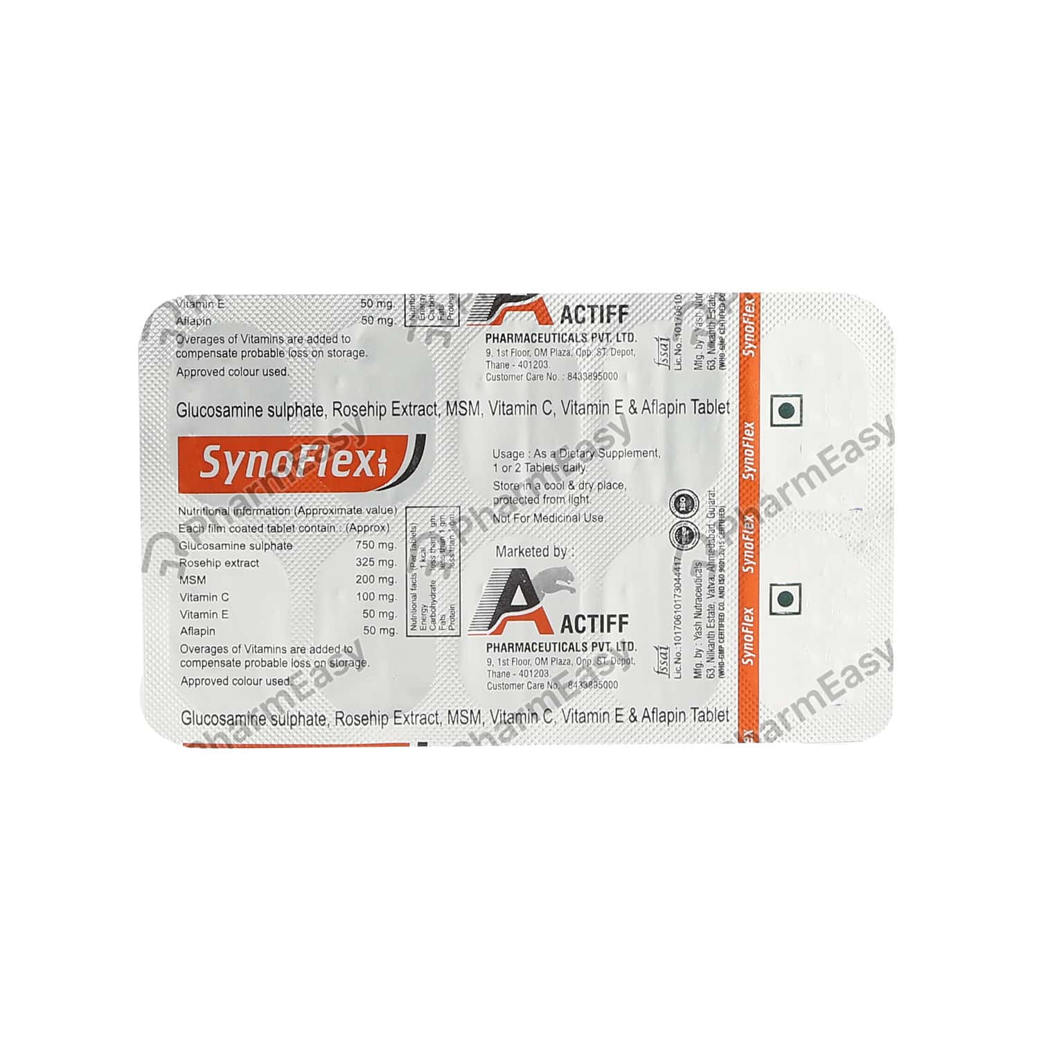 Buy Synoflex Tablet (10) Online at Flat 18% OFF* | PharmEasy