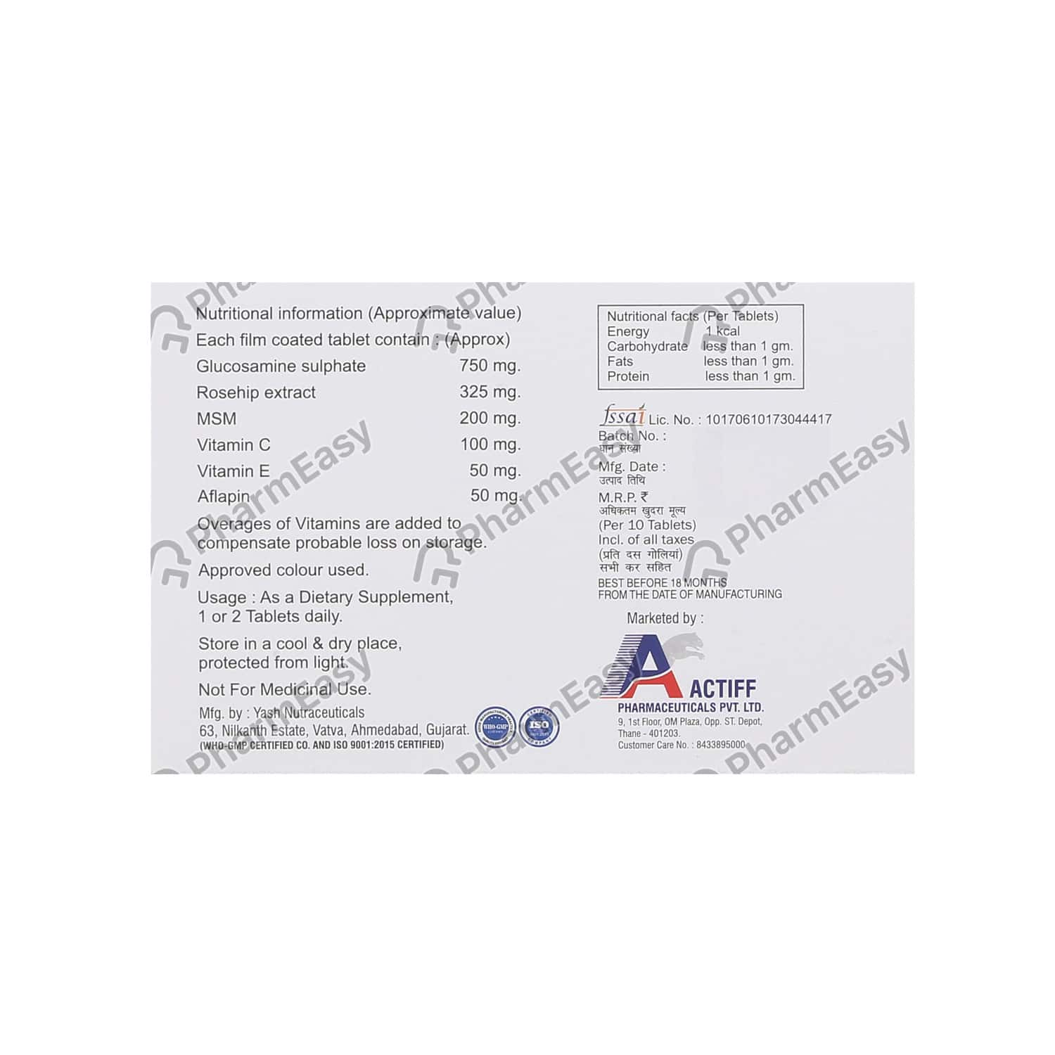 Buy Synoflex Tablet (10) Online at Flat 18% OFF* | PharmEasy