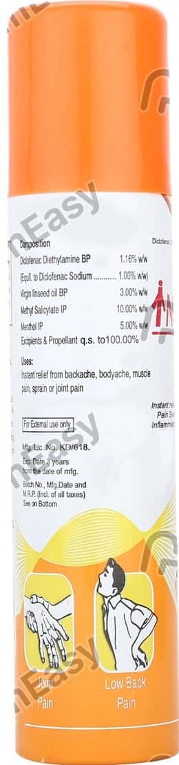 Intagesic Spray 55gm: Uses, Side Effects, Price & Dosage | PharmEasy