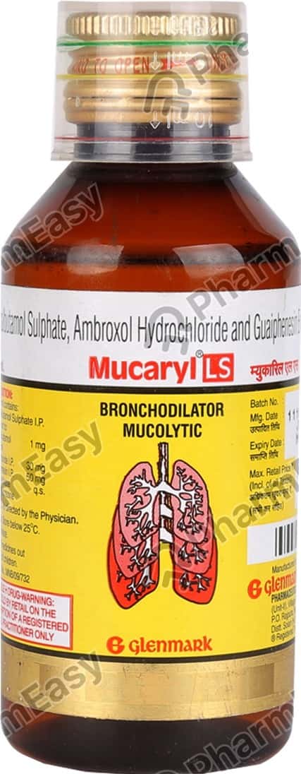 Mucaryl Ls Bottle Of 100ml Syrup: Uses, Side Effects, Price & Dosage ...