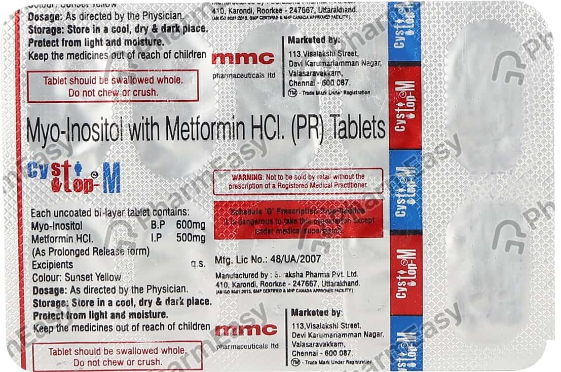 Buy Cystop M Strip Of 10 Tablets Online at Flat 15% OFF | PharmEasy