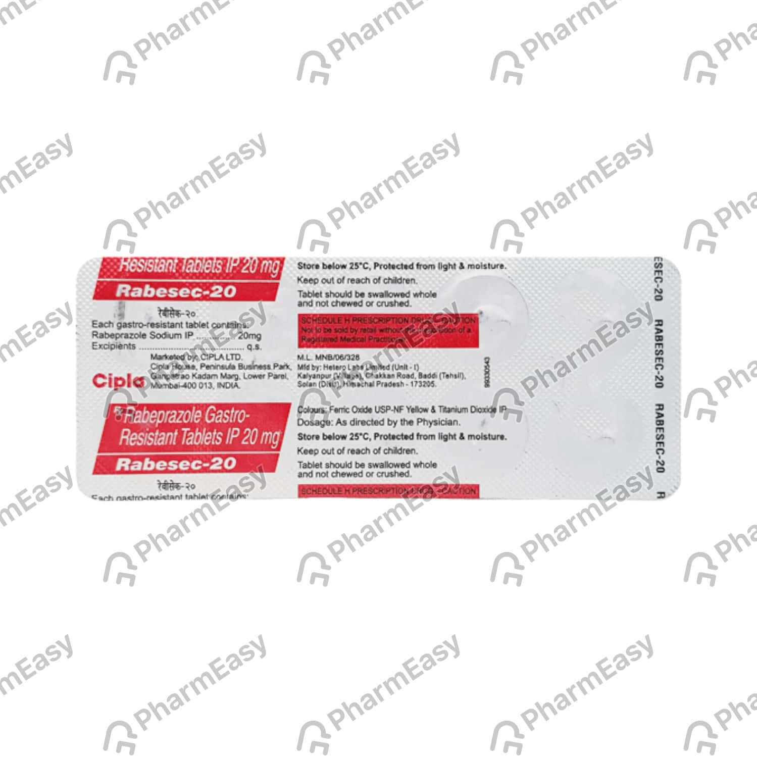 Rabesec 20 MG Tablet (15): Uses, Side Effects, Price & Dosage | PharmEasy