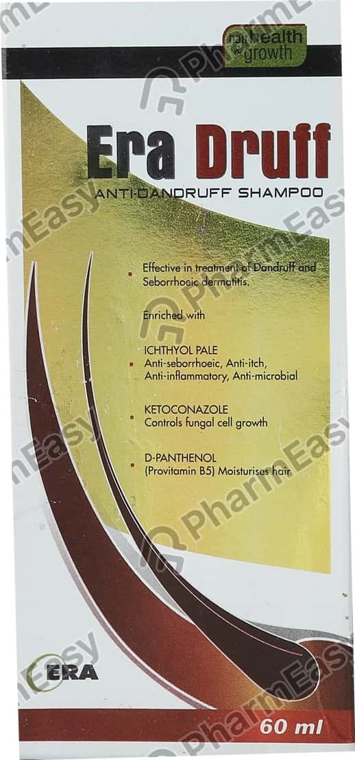 Buy Era Druff Bottle Of 60ml Shampoo Online at Flat 15% OFF | PharmEasy