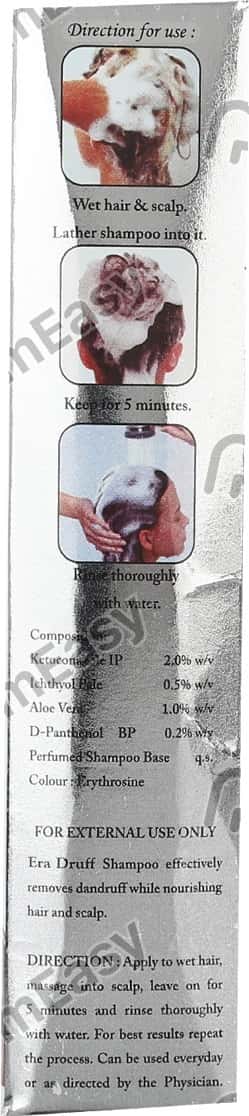Buy Era Druff Bottle Of 60ml Shampoo Online at Flat 15% OFF | PharmEasy