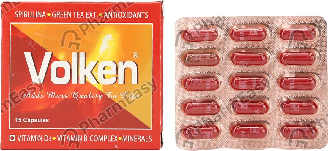 Buy Volken Strip Of 15 Capsules Online at Flat 15% OFF | PharmEasy