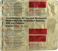 Zita Met Plus 20/500 Strip Of 15 Tablets: Uses, Side Effects, Price ...