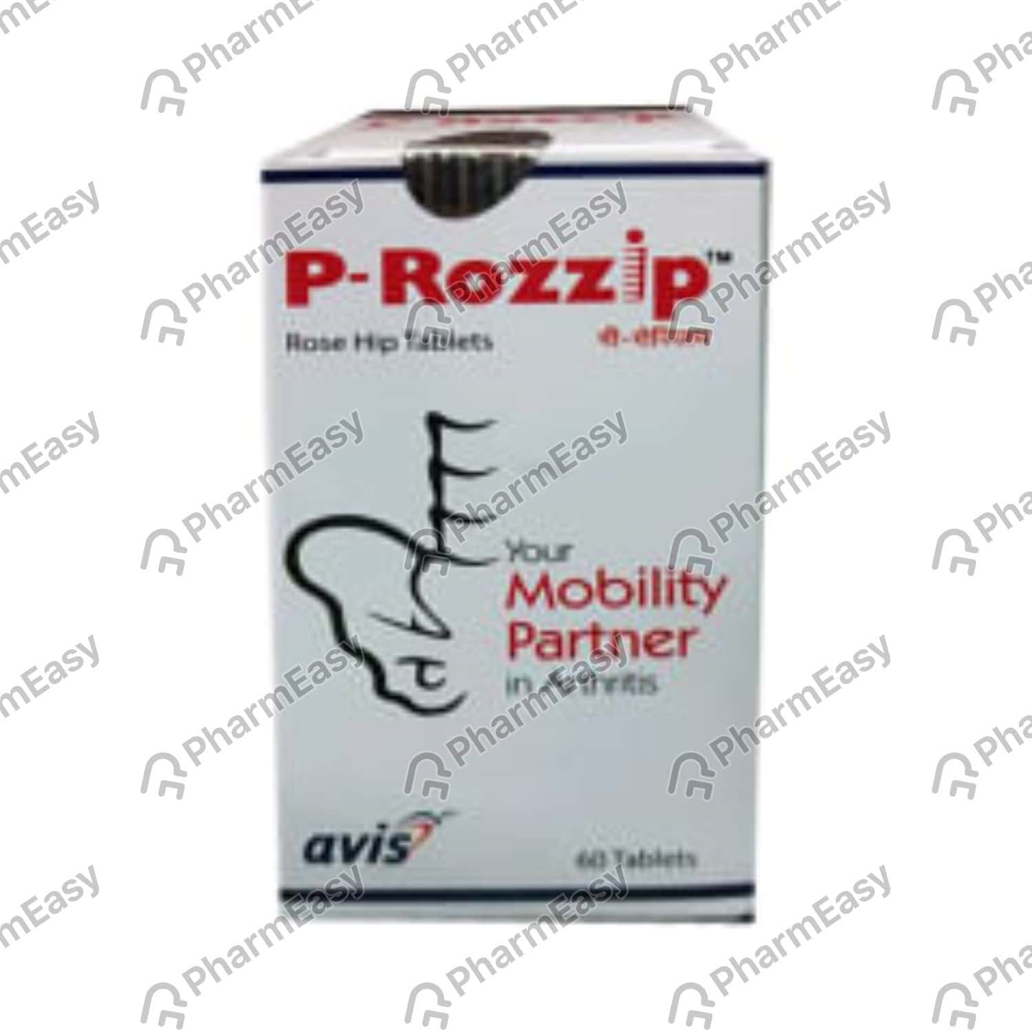 Buy P Rozzip Bottle Of 60 Tablets Online & Save Up to 24% at PharmEasy