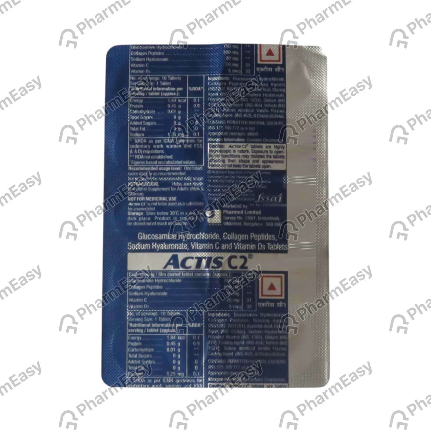 Actis C2 Strip Of 10 Tablets: Uses, Side Effects, Price & Dosage ...