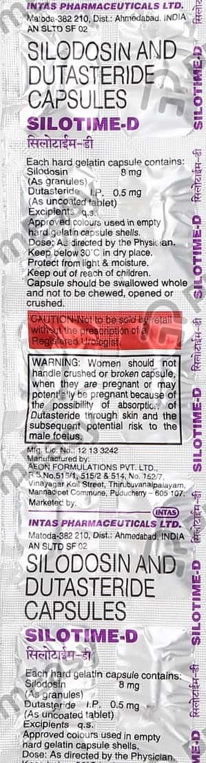 Silotime D Strip Of 10 Capsules: Uses, Side Effects, Price & Dosage ...