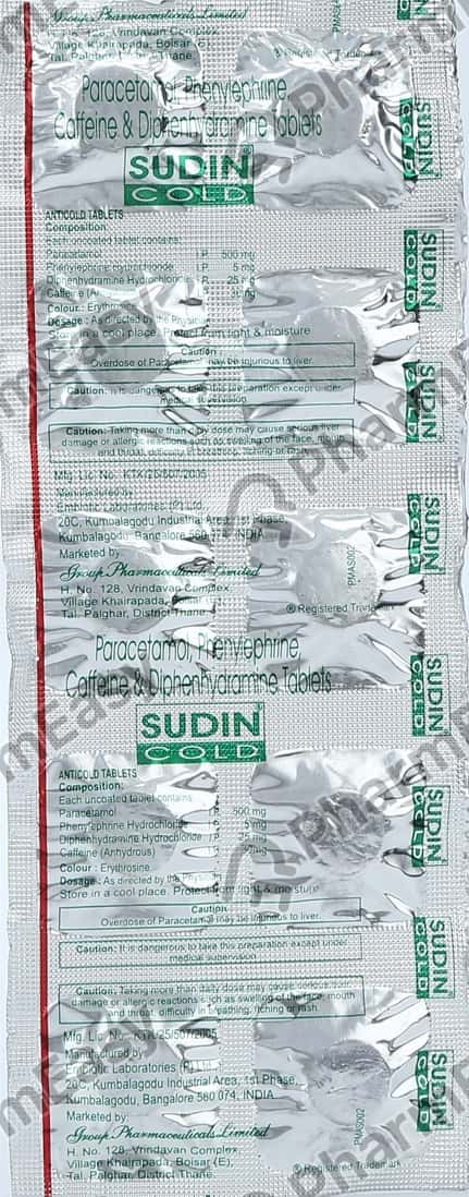 Coldfresh Pro Strip Of 10 Tablets: Uses, Side Effects, Price, Dosage ...