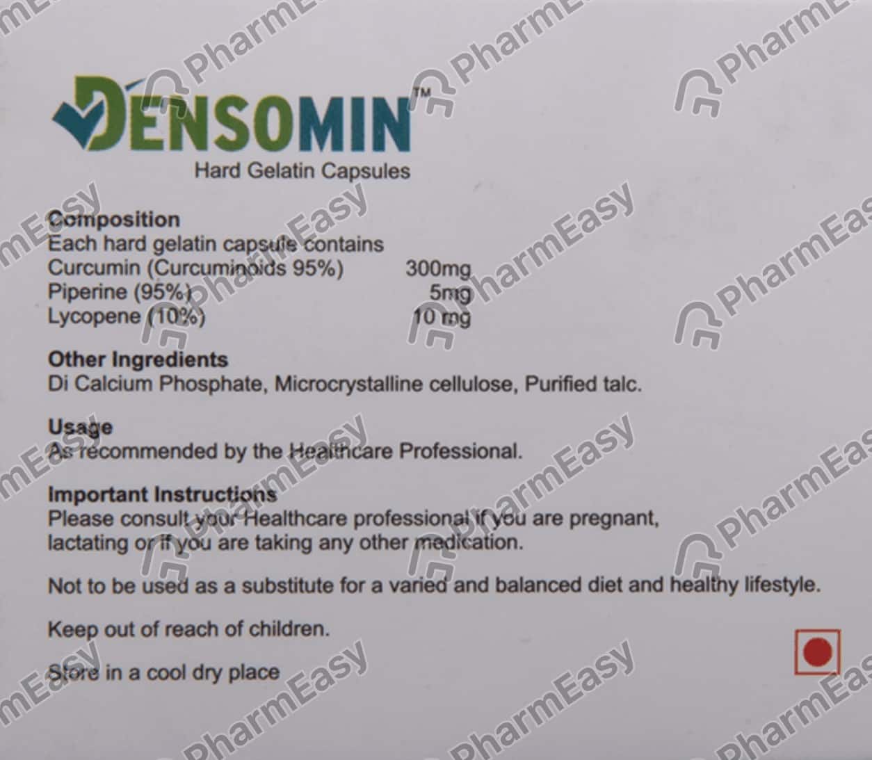 Buy Densomin Strip Of 10 Capsules Online at Flat 15% OFF | PharmEasy