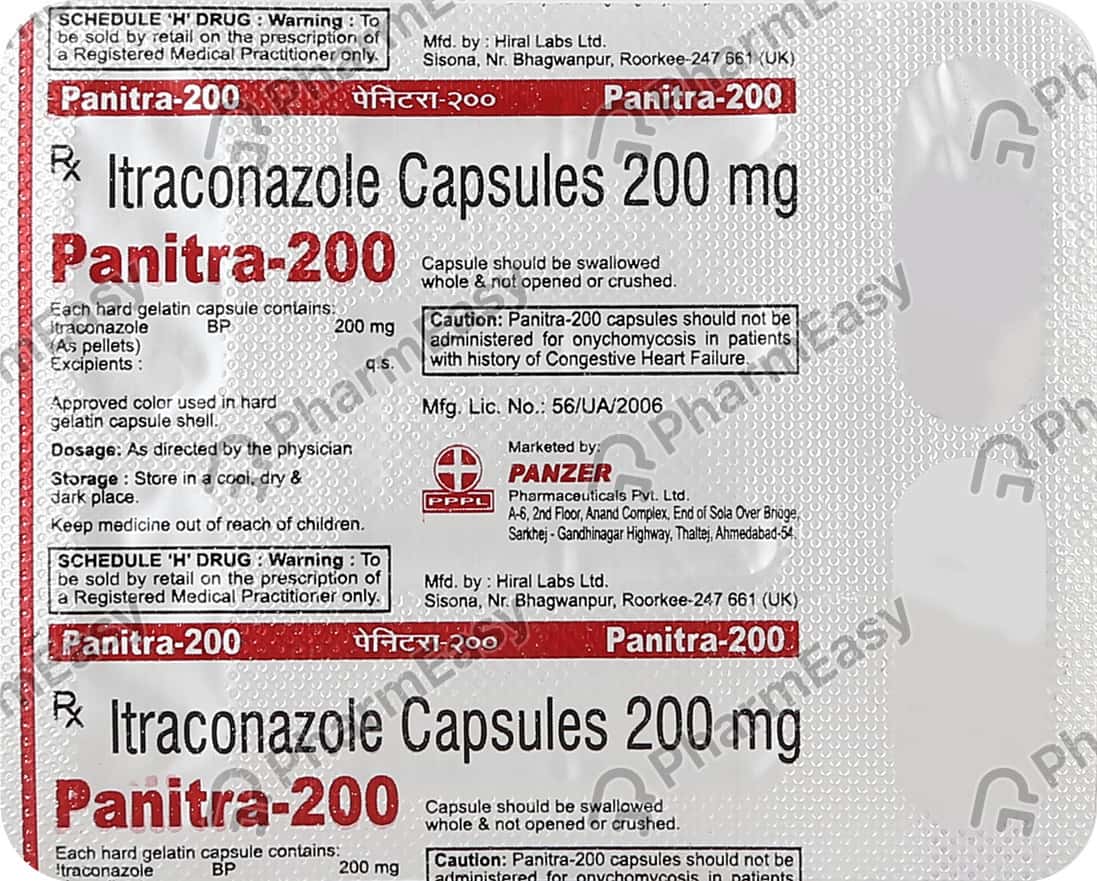 Panitra 200 MG Capsule (4): Uses, Side Effects, Price & Dosage | PharmEasy