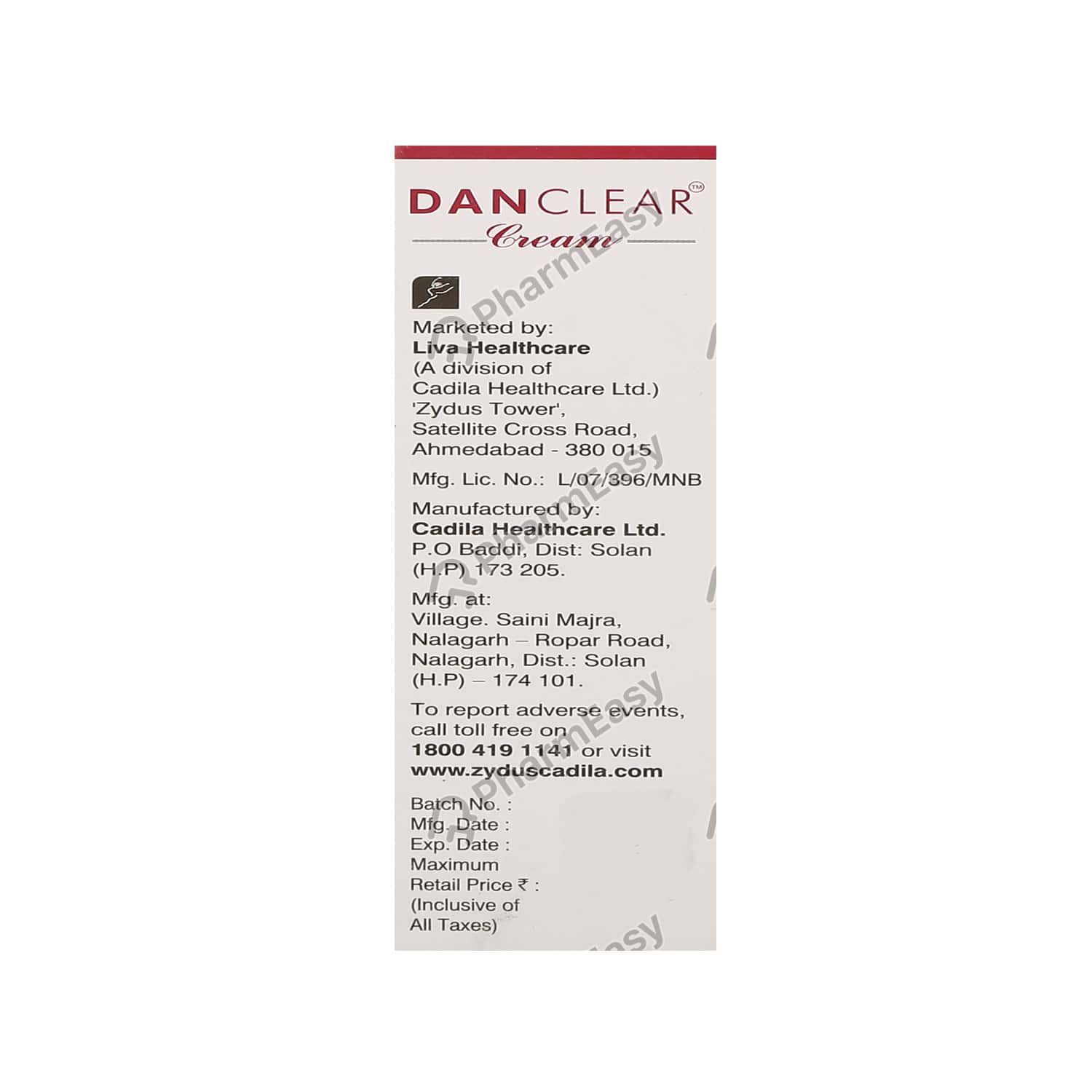 Buy Danclear Cream 50gm Online at Flat 18% OFF* | PharmEasy