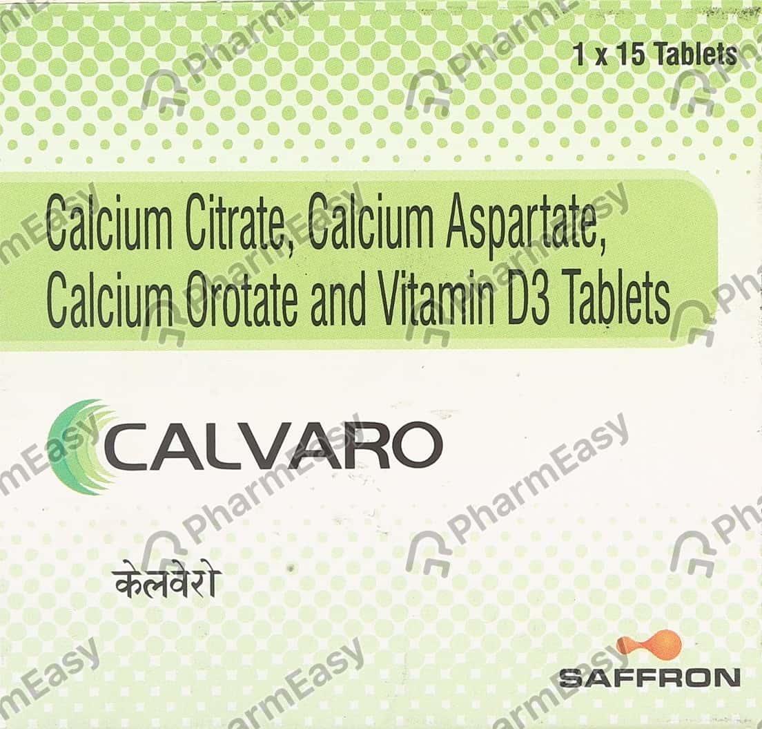 Buy Calvaro Strip Of 15 Tablets Online & Save Up to 24% at PharmEasy