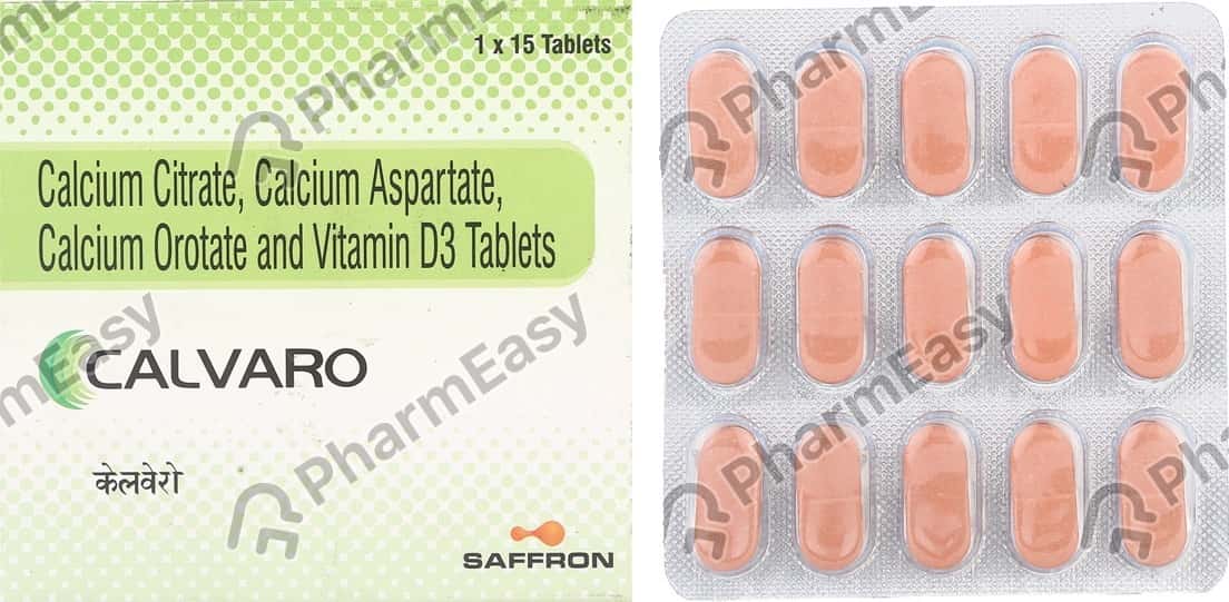 Buy Calvaro Strip Of 15 Tablets Online at Flat 15% OFF | PharmEasy
