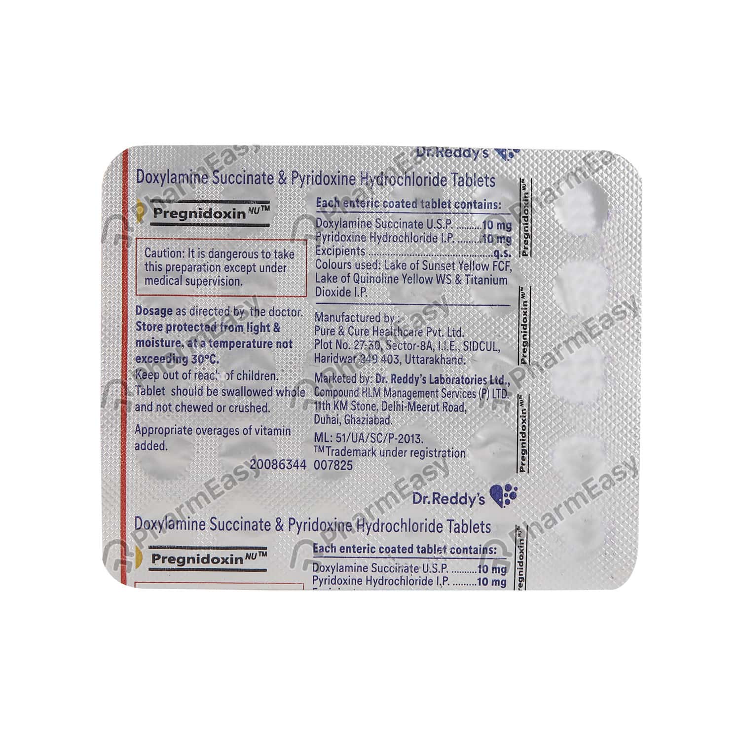 Buy Pregnidoxin Nu Strip Of 30 Tablets Online at Flat 18% OFF* | PharmEasy