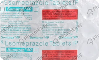 Sompraz 40 MG Tablet (15): Uses, Side Effects, Price & Dosage | PharmEasy