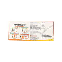 Buy Mucomix Et 600 MG Tablet (10) Online at Flat 18% OFF* | PharmEasy