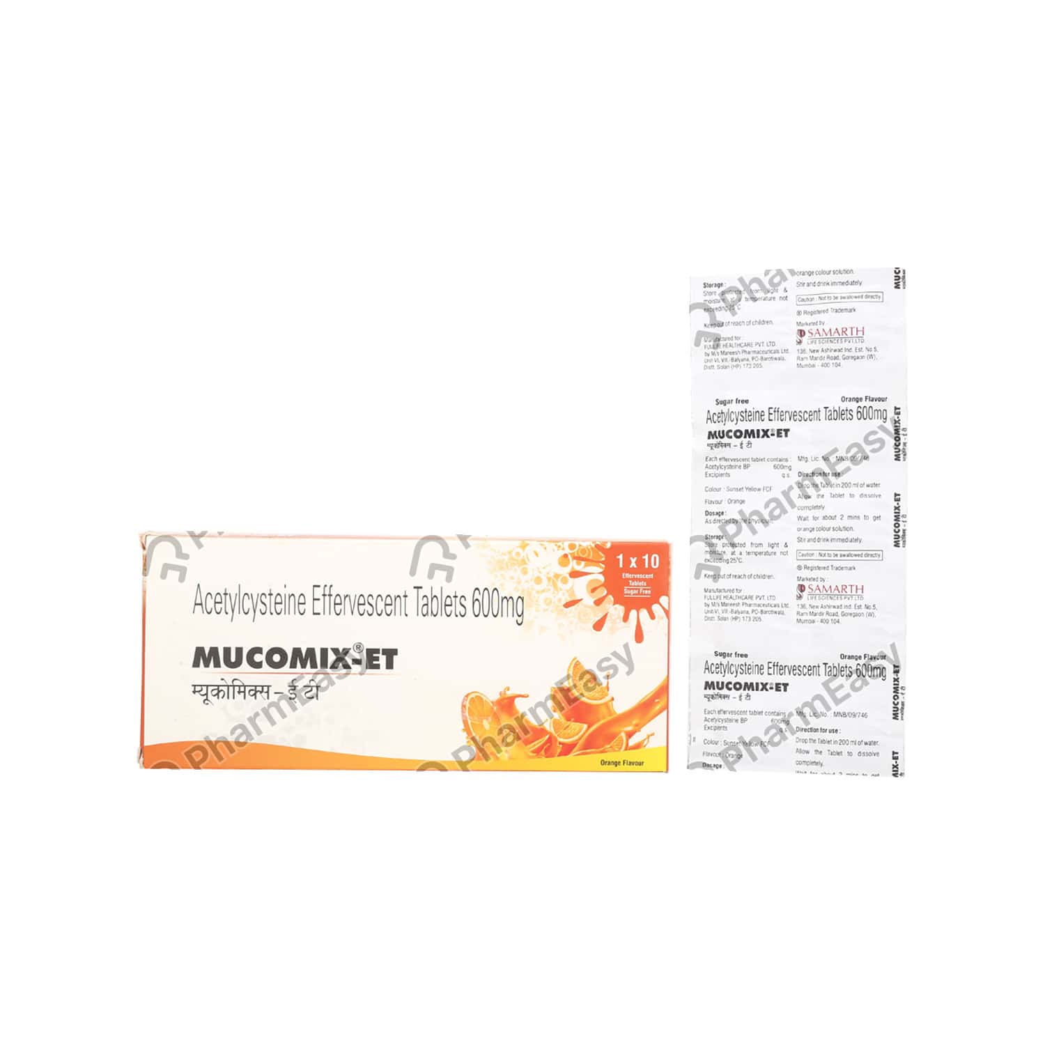 Buy Mucomix Et 600 MG Tablet (10) Online at Flat 18% OFF* | PharmEasy