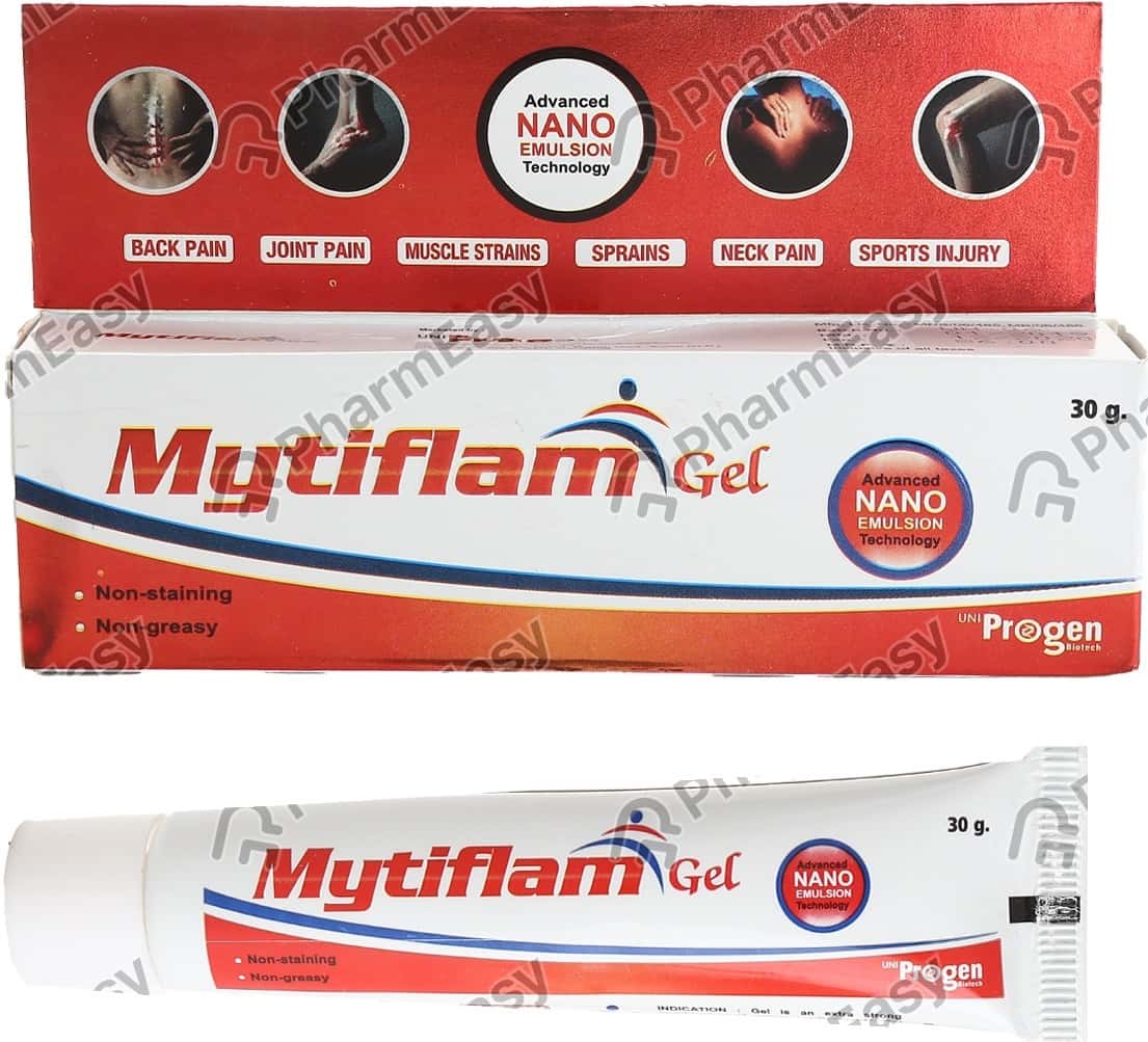 Buy Mytiflam Gel 30gm Online at Flat 15% OFF | PharmEasy