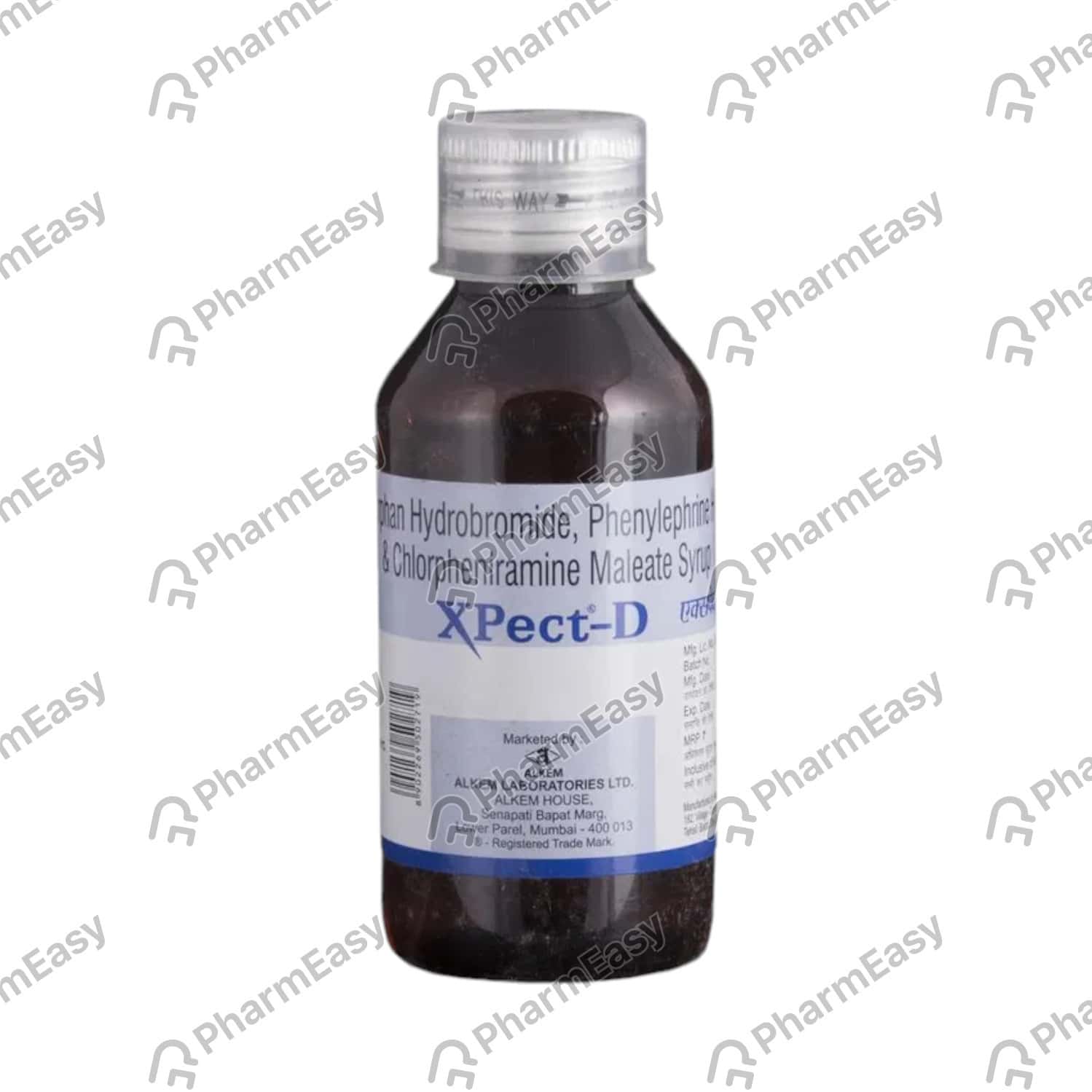 Xpect D Bottle Of 100ml Syrup: Uses, Side Effects, Price & Dosage ...